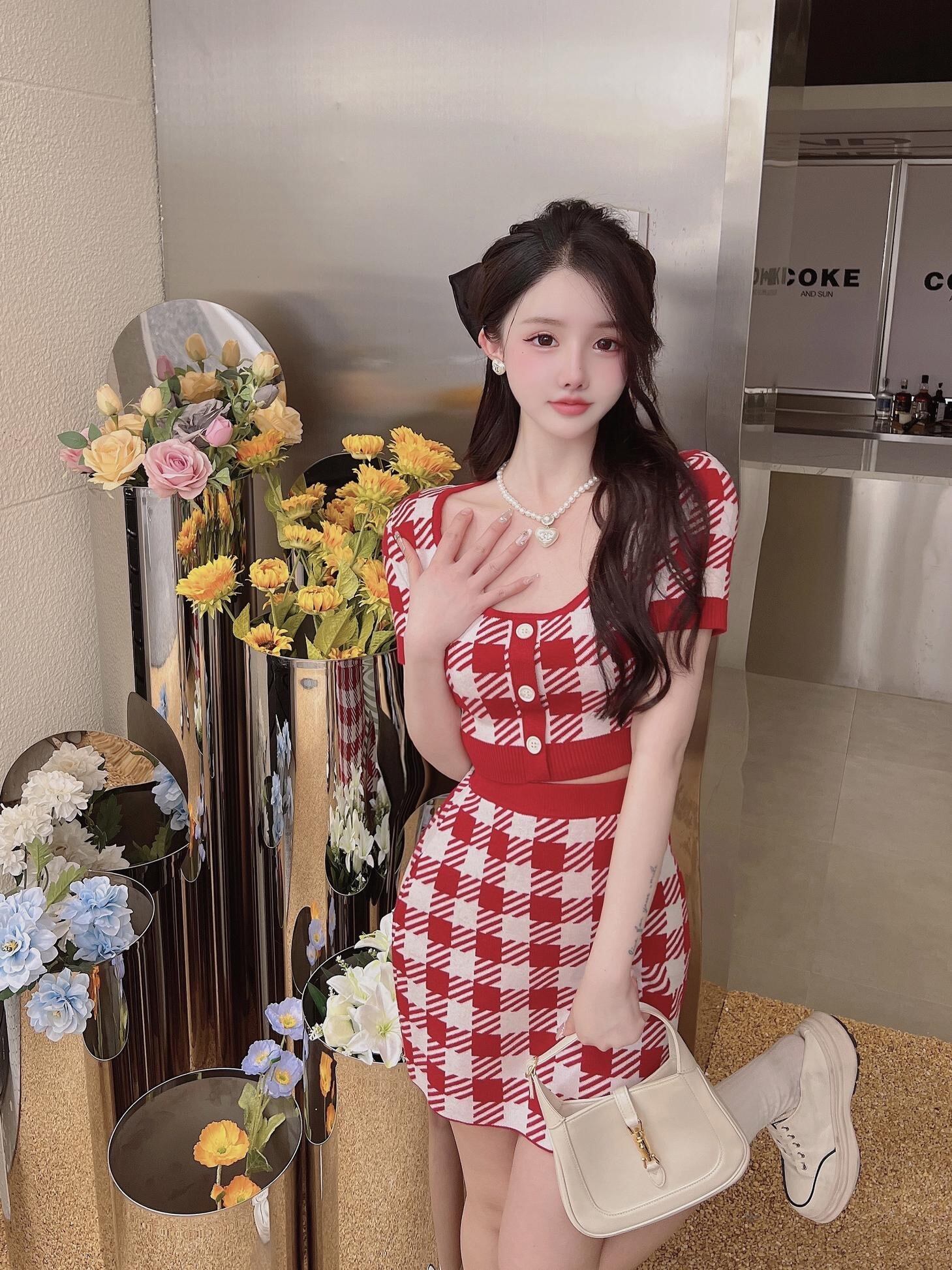 チェックセットアップ《全2色》 | selectshop Lapipi