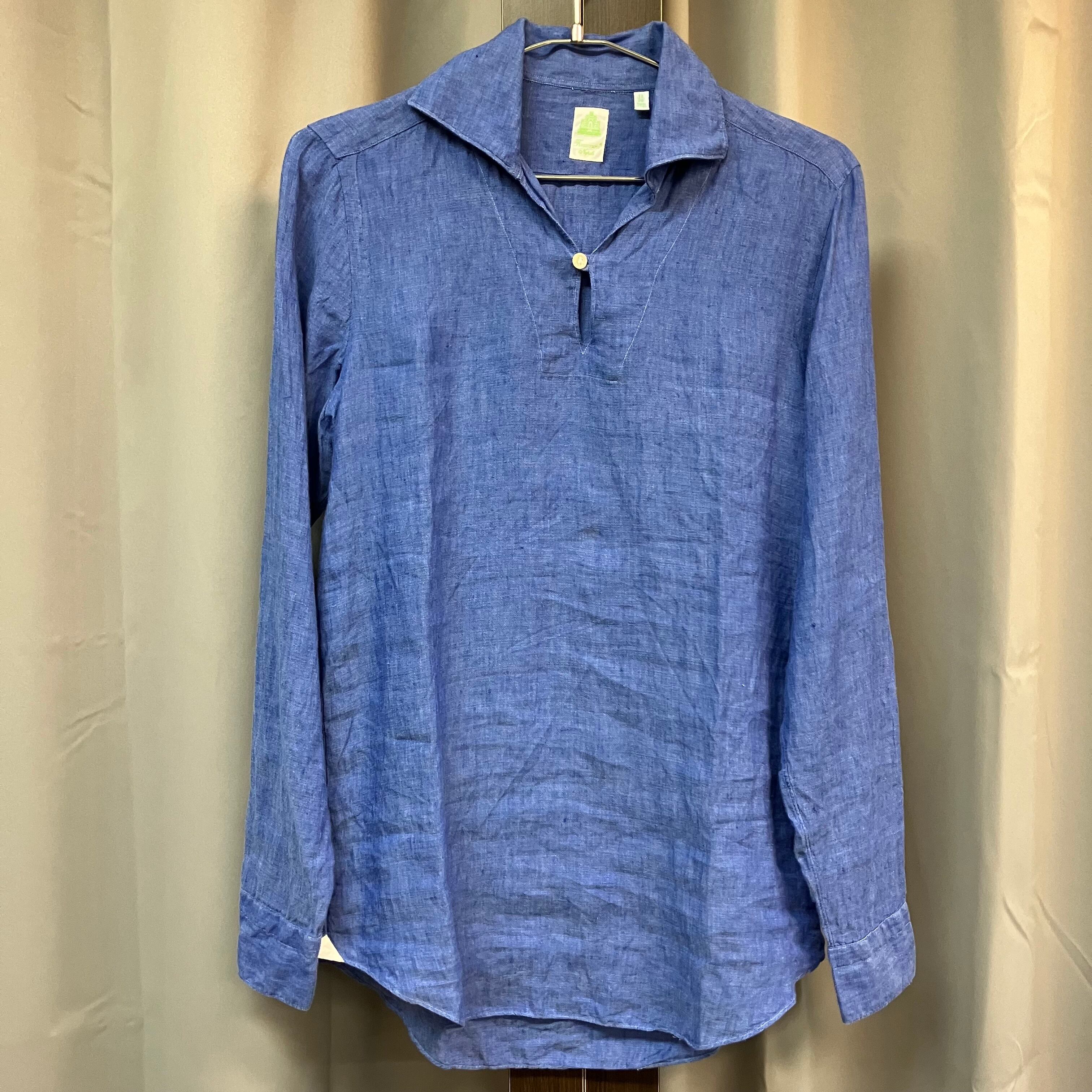 FINAMORE LINEN CAPRI SHIRT 38 | safarionline