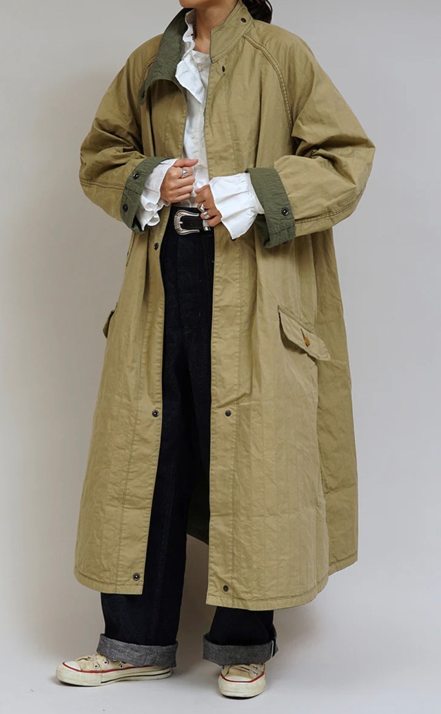 Nigel cabourn woman GAS PROTECT COAT - STRIPE QUILT | mambo ladys
