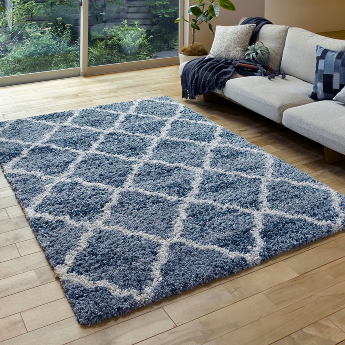 ウィルトンラグ QUEEN 約200×250cm （丸巻き） モロッコ | インテリアのNooBee