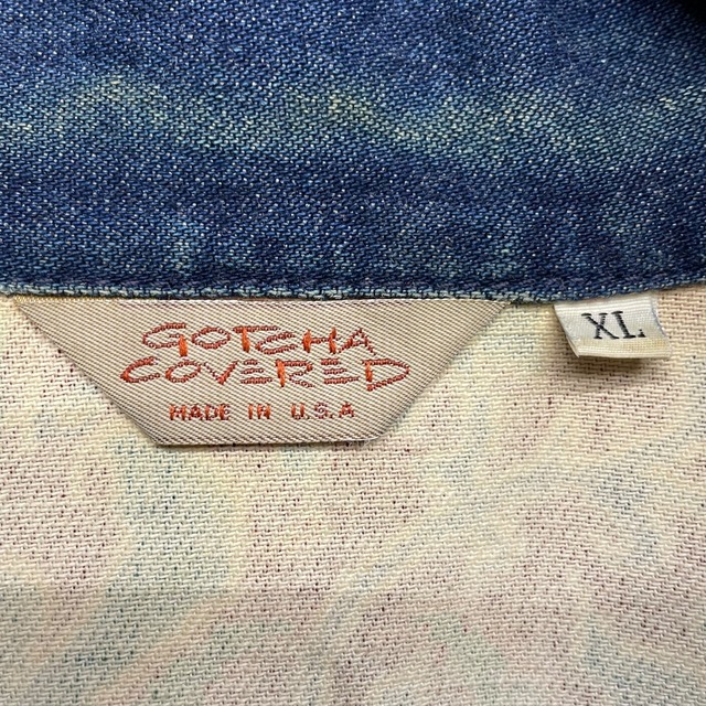 80's “GOTCHA COVERED” All Over Pattern Cotton Jacket「Made in USA」 | RENGA CLOTHING STORE