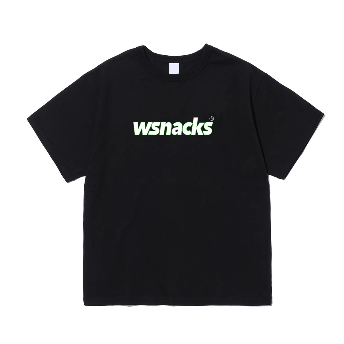 "Color logo Tee"【Black】 | Wsnacks
