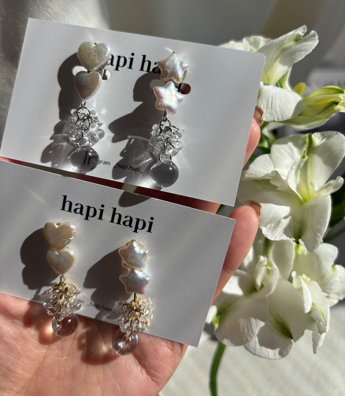 数量限定/星ハートの淡水パール | hapihapi accessory（ハピハピ）