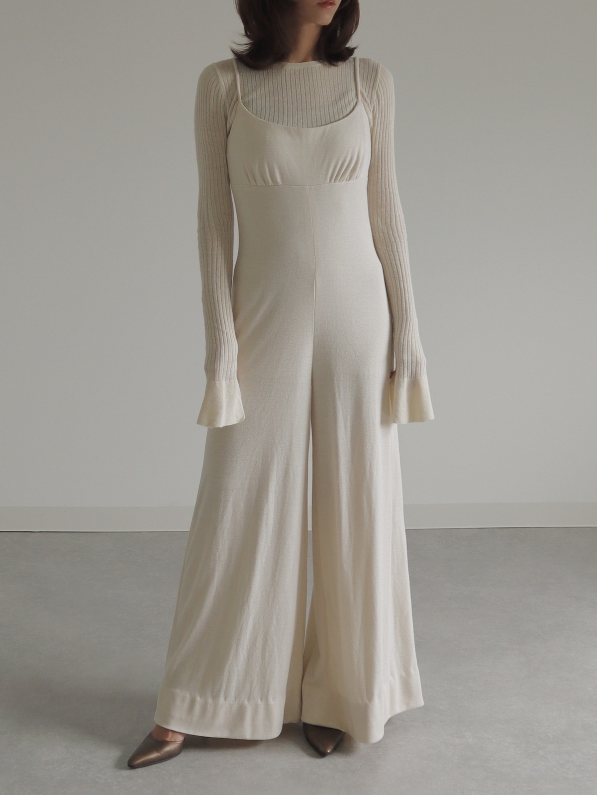 made in USA powdery jersey overalls | ibee