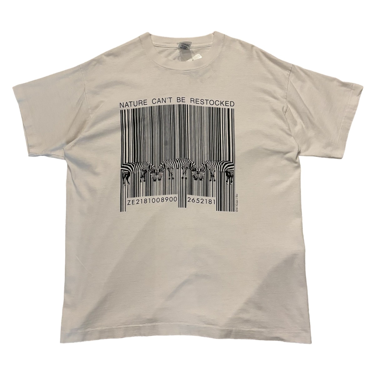 【A253】90s FRUIT OF THE LOOM Nature Cant Be Restocked Human i Tees ...