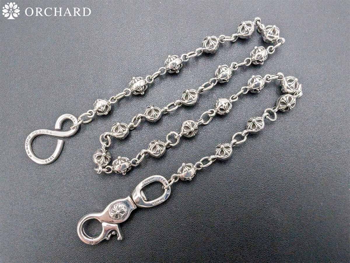 シルバー925】ウォレットチェーン トライバル デザイン ウォレット