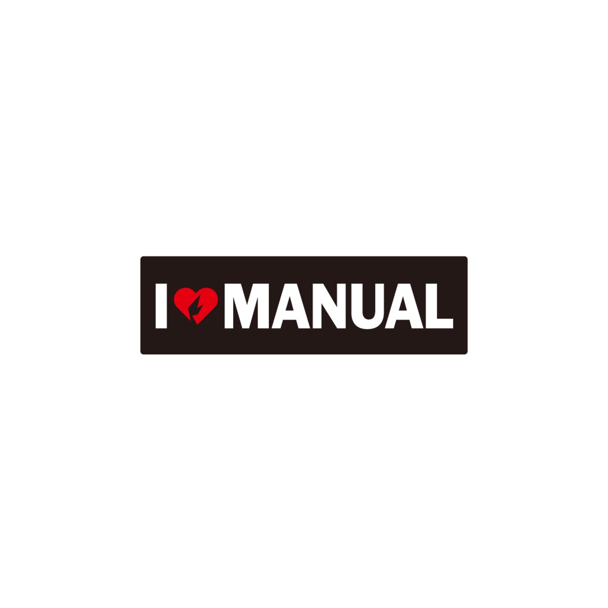 I LOVE MANUAL sticker | ABA312141
