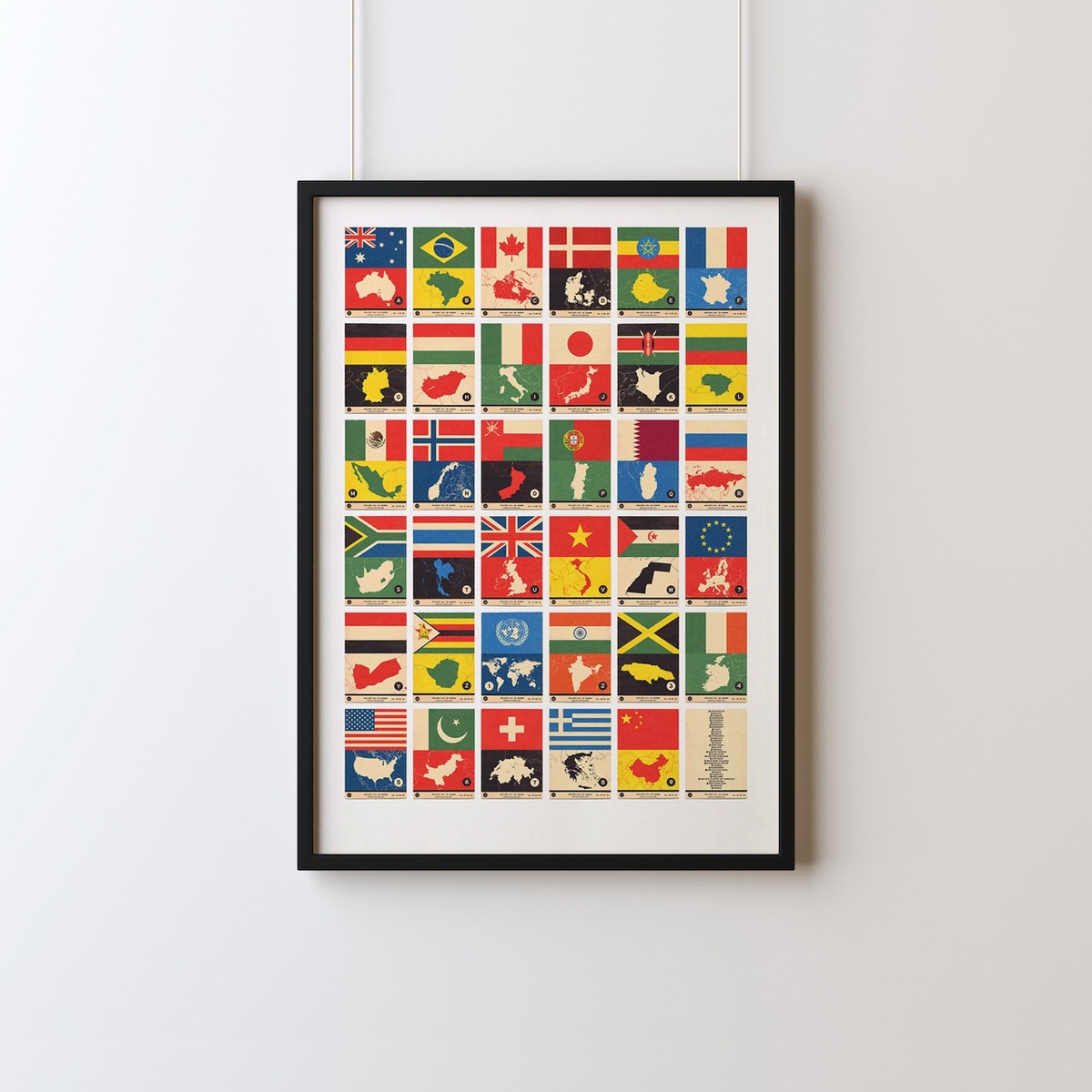 67 Inc. "Flag Atlas - Maps and Countries A to Z" | +A Poster Mode Gallery