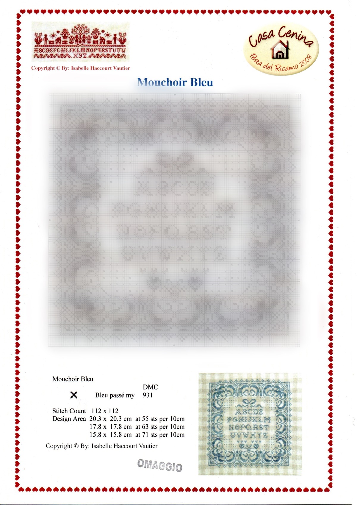 Casa Cenina / Mouchoir Bleu | 古書玉椿のチャート ショップ