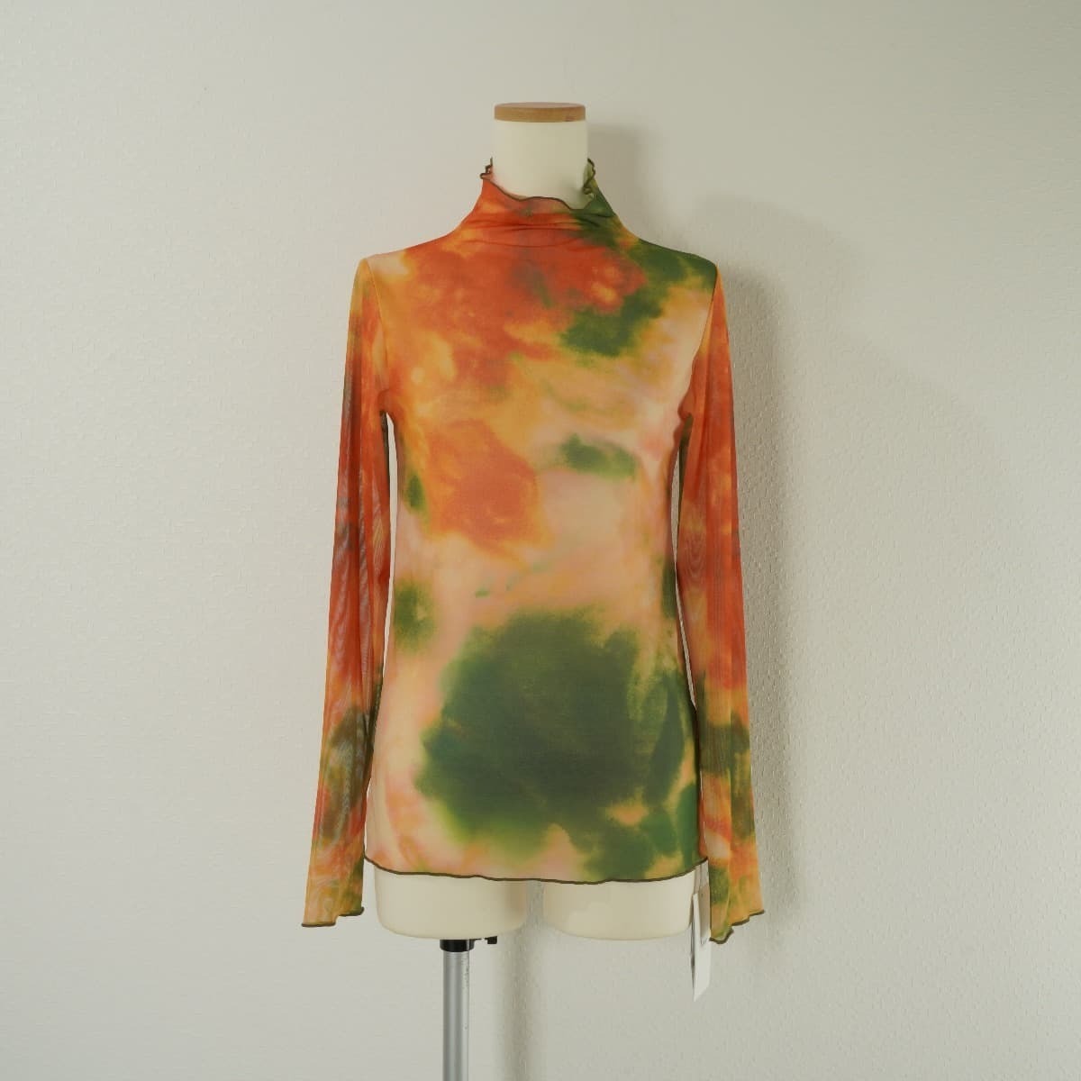 未使用 AMERI アメリ MIRANDA TAIDAI SHEER TURTLE TOP ミランダ タイダイ シアー タートル トップ 長袖 透け感 トップス | 「フクル」ファッション ...