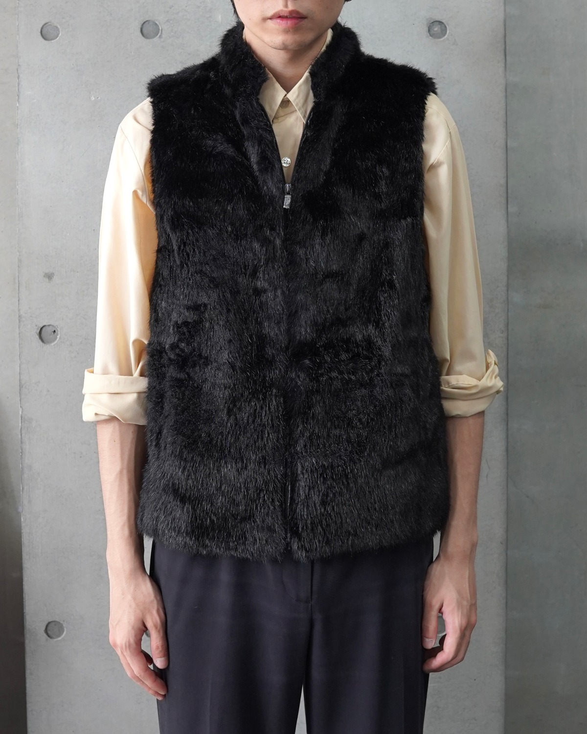fur zip up best | Hype