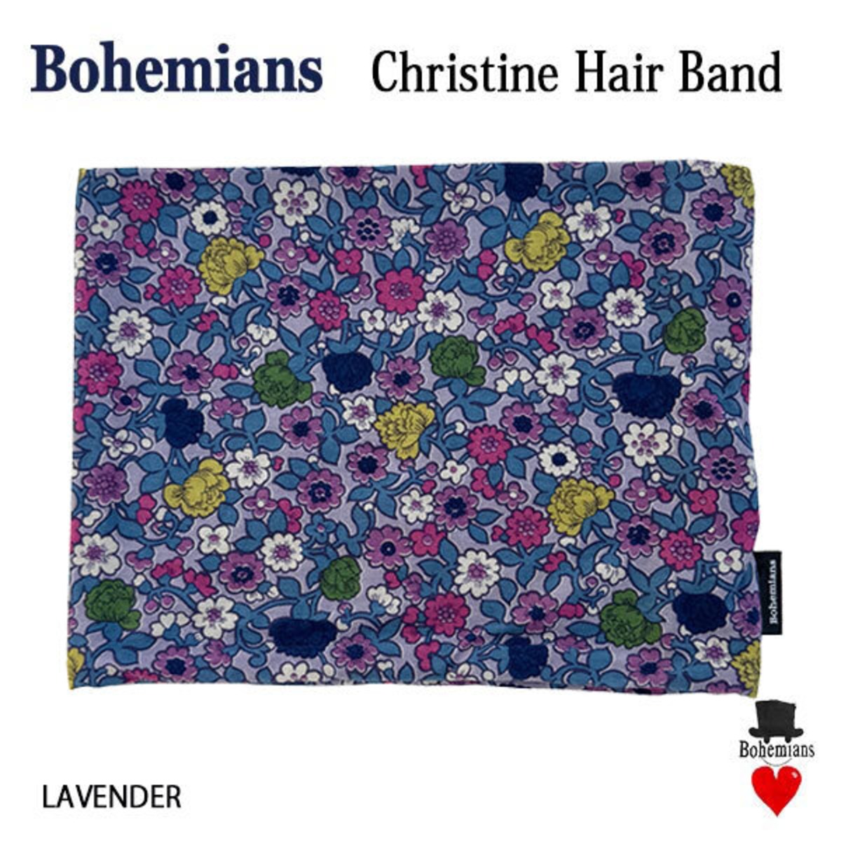 CHRISTINE HAIR BAND LAVENDER クリスティーヌ ヘアバンド ネックウォーマー UNISEX 男女兼用 ボヘミアンズ ...