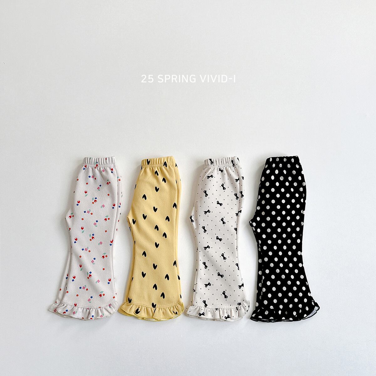 pattern frill flared pants【vd】※予約商品 | Pay ID