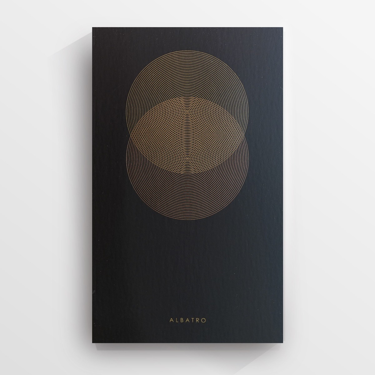 AAC #04 "MOIRE CIRCLE" Black | ALBATRO SHOP