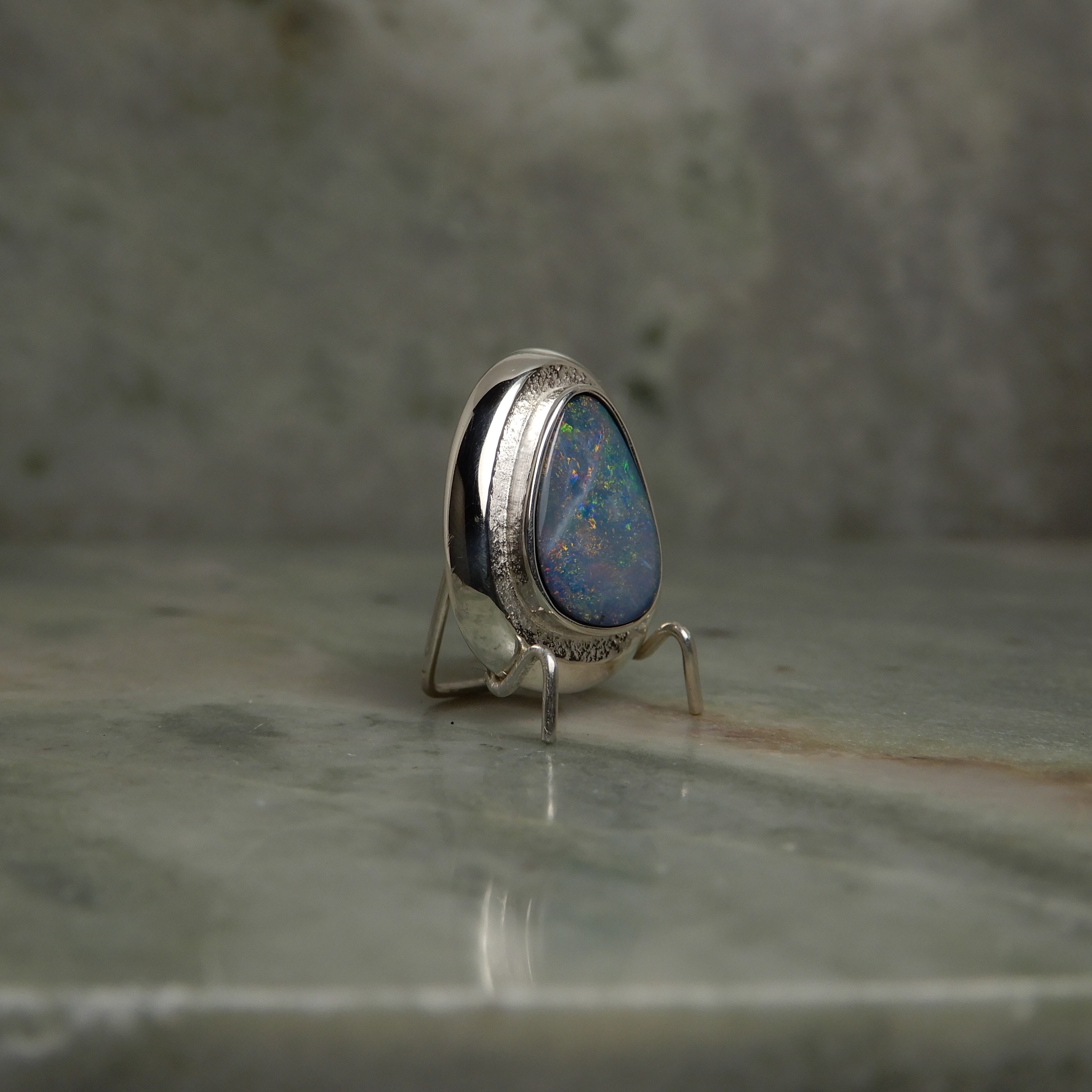 revive order mineral ring sv/opal (tablet)1.36ct | RABEA / ラベア