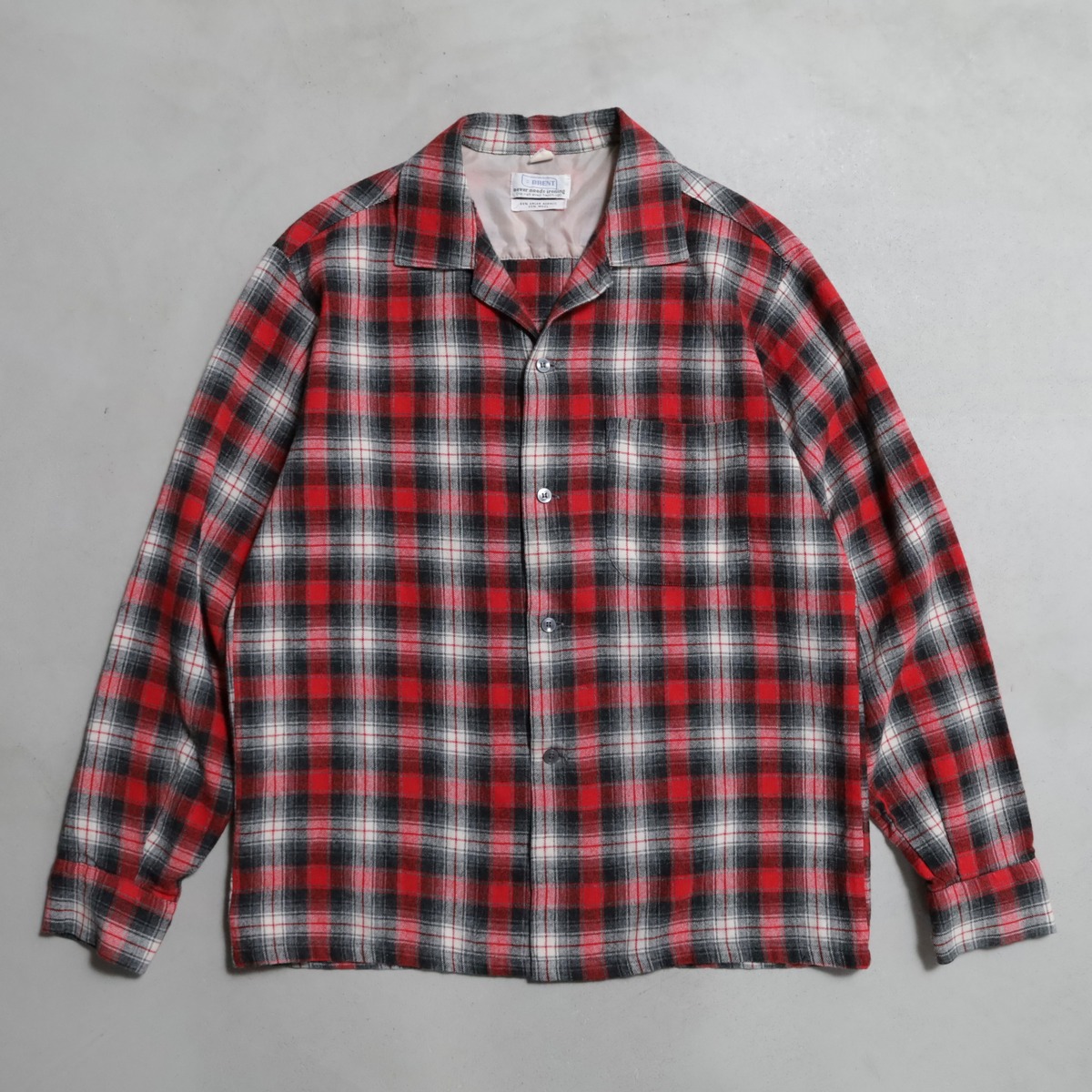 BRENT SHADOW PLAID BOX SHIRT (MEDIUM/GOOD CONDITION) | Tiny Place
