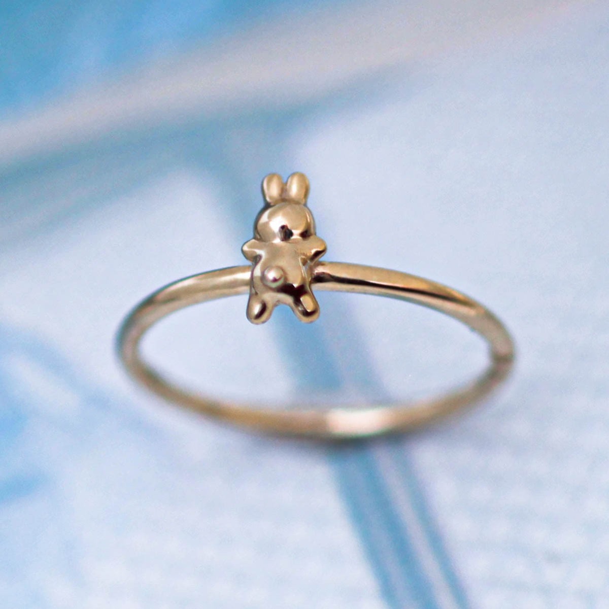 うさぎ ® ring 縦 K10YellowGold LJ23095R | LANIE