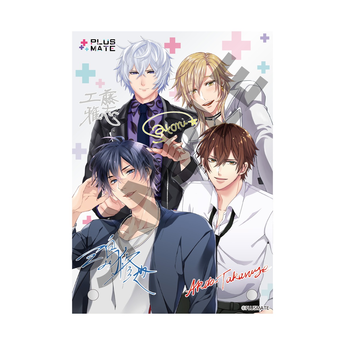 PLUS MATE アクリルパネル〜初期メンVer.〜 | PLUSMATE × ニジカレ OFFICIAL STORE