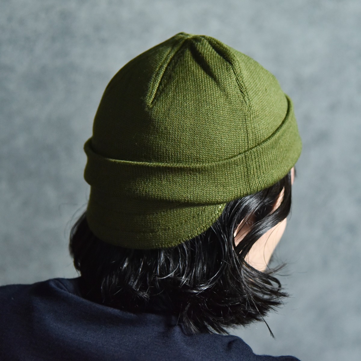 【DEAD STOCK】Italian Army Knit Cap イタリア軍 ツバ付き ニット キャップ | mark & collars ...