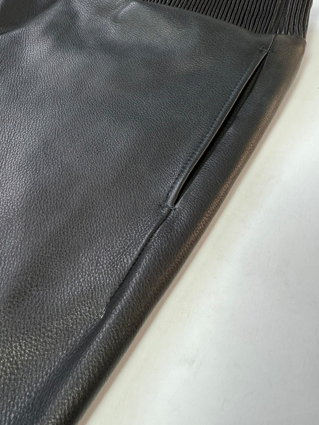 MOSSIR レザーパンツ Washable Leather Tapered Track Pants”LENDER” | TiL (ティル）