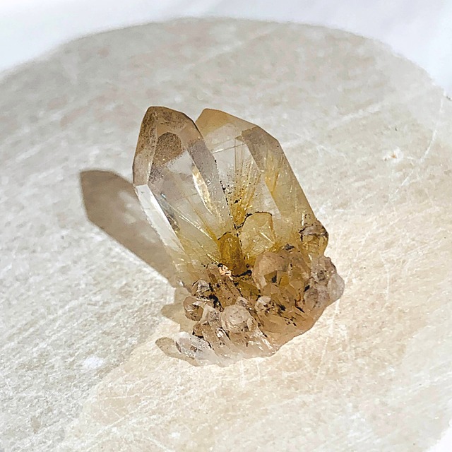 レムリアン ルチルクォーツ クラスター セラデカブラル産 ブラジル 天然石 黄水晶 レムリアンクォーツ レムリアクウォーツ LEMURIAN ...