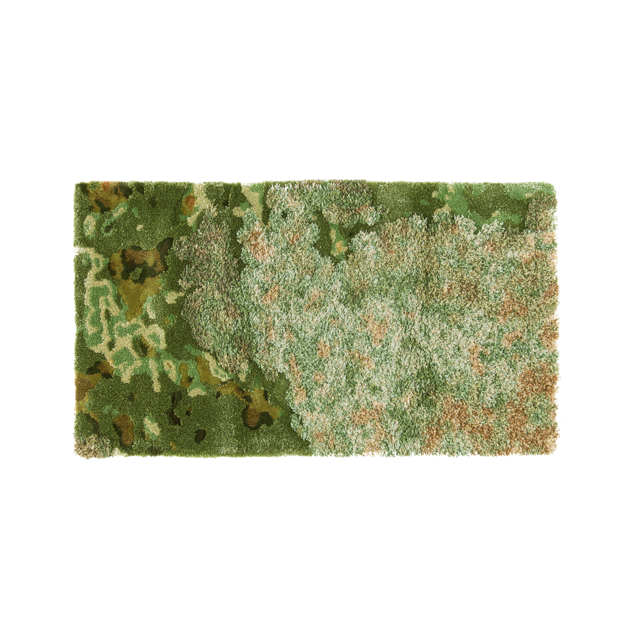 隈研吾CARPET COLLECTION KOKE／コケ（SIZE S） 山形緞通／オリエンタルカーペット㈱ | cacico-北欧食器と絨毯の店-