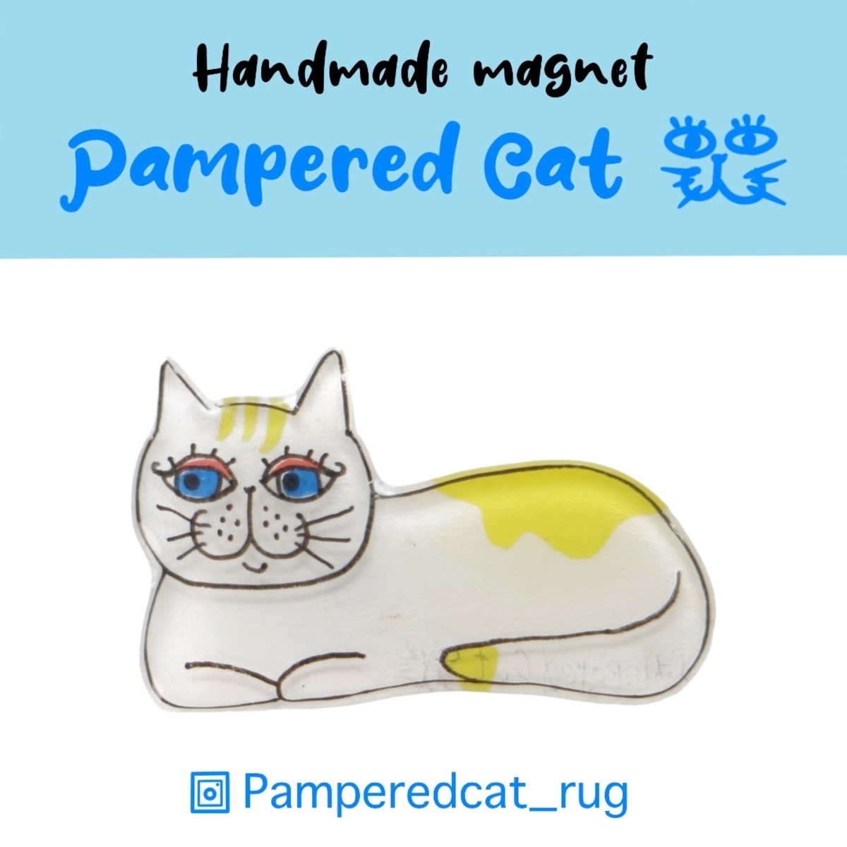 Cat Magnet | Pamperedcat-ﾊﾟﾝﾊﾟｰﾄﾞｷｬｯﾄ-
