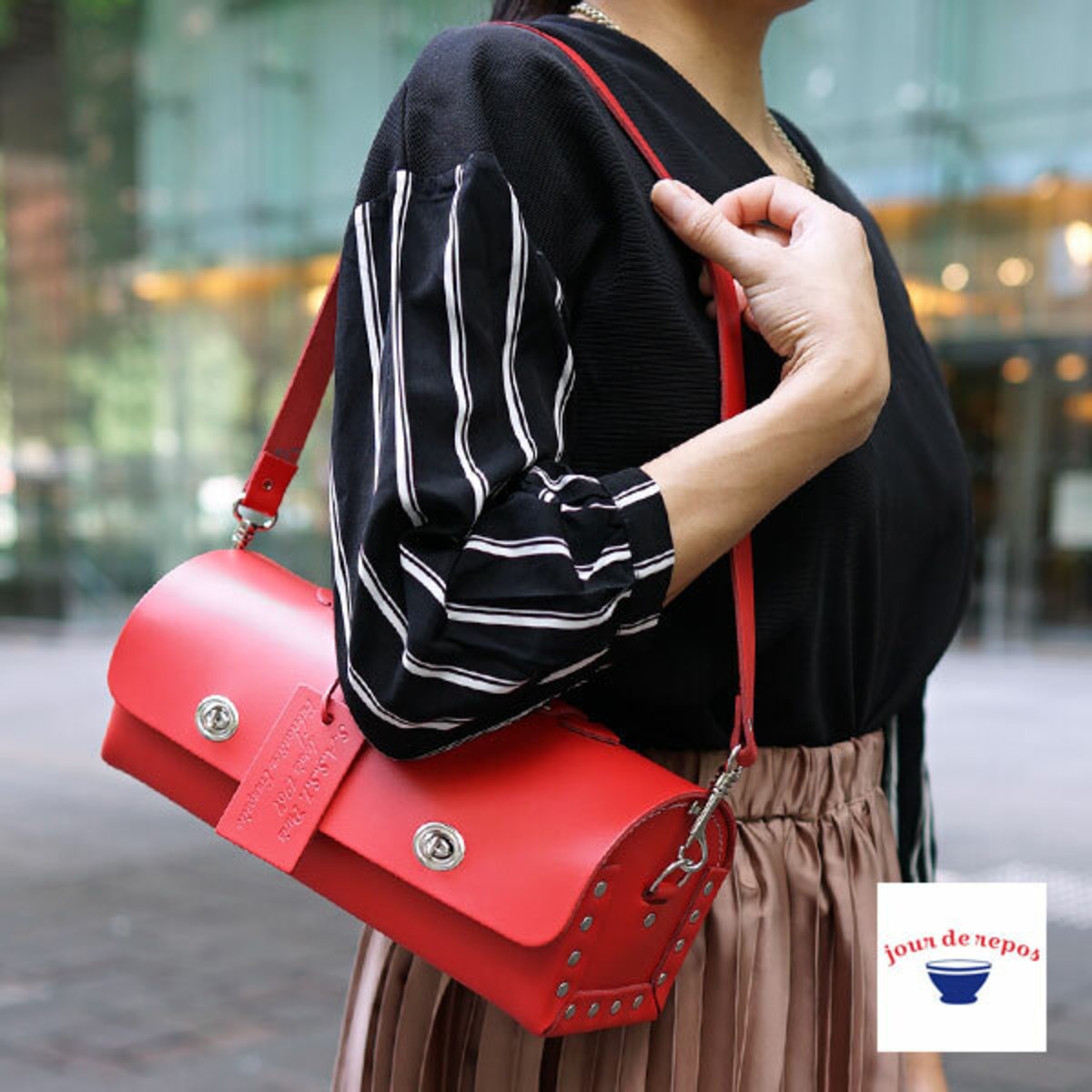 【SASSI】プティツールバッグ RED | jourderepos