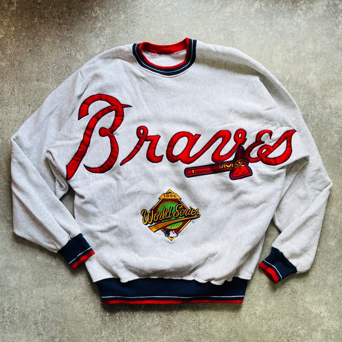 90s legends Atlanta Braves アトランタ ブレーブス スウェット アメリカ製 刺繍 | Area0411 ...
