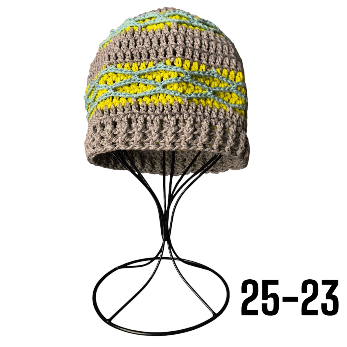 【25-23】net beanie(light gray) | Crane Craft Club.