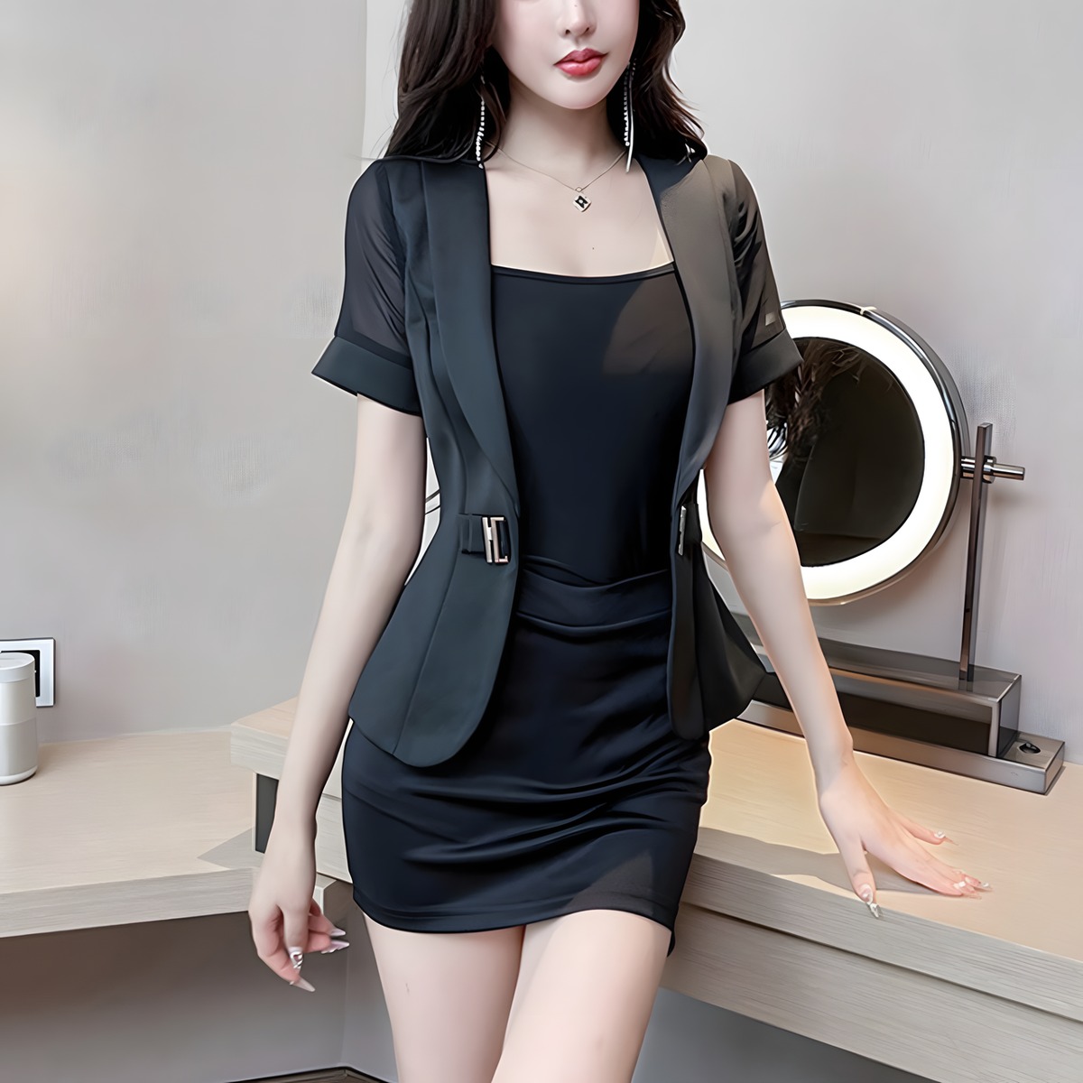 セットアップ ～3xl（1色）K0056 | KwinKa（クィンカ）キャバドレス