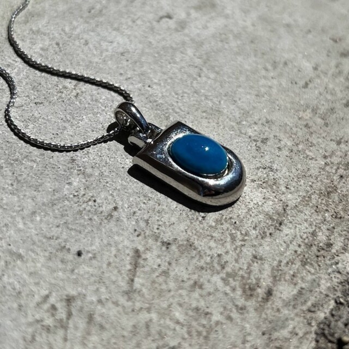 ワントップ プチ ターコイズカラー ネックレス《N-0081》 | ModernLoop ユーズドアクセサリー専門店