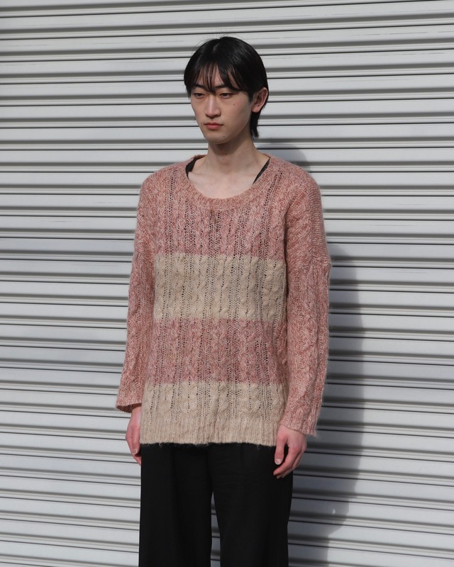 two tone knit | blendmarket