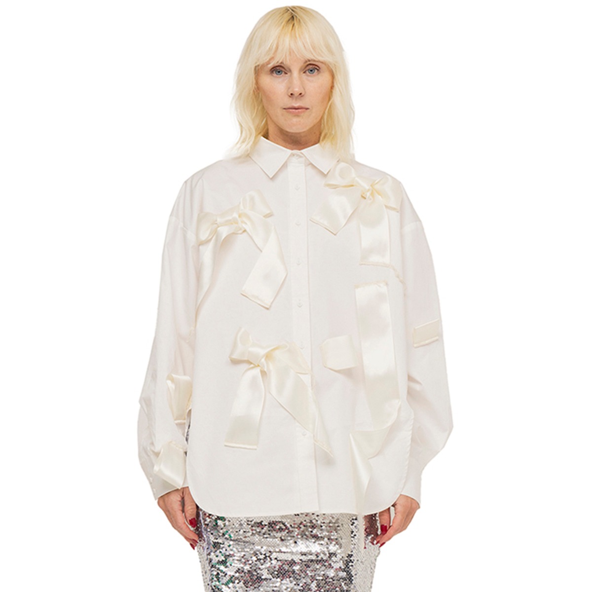 CRUSHED RIBBON SHIRT | THE TON