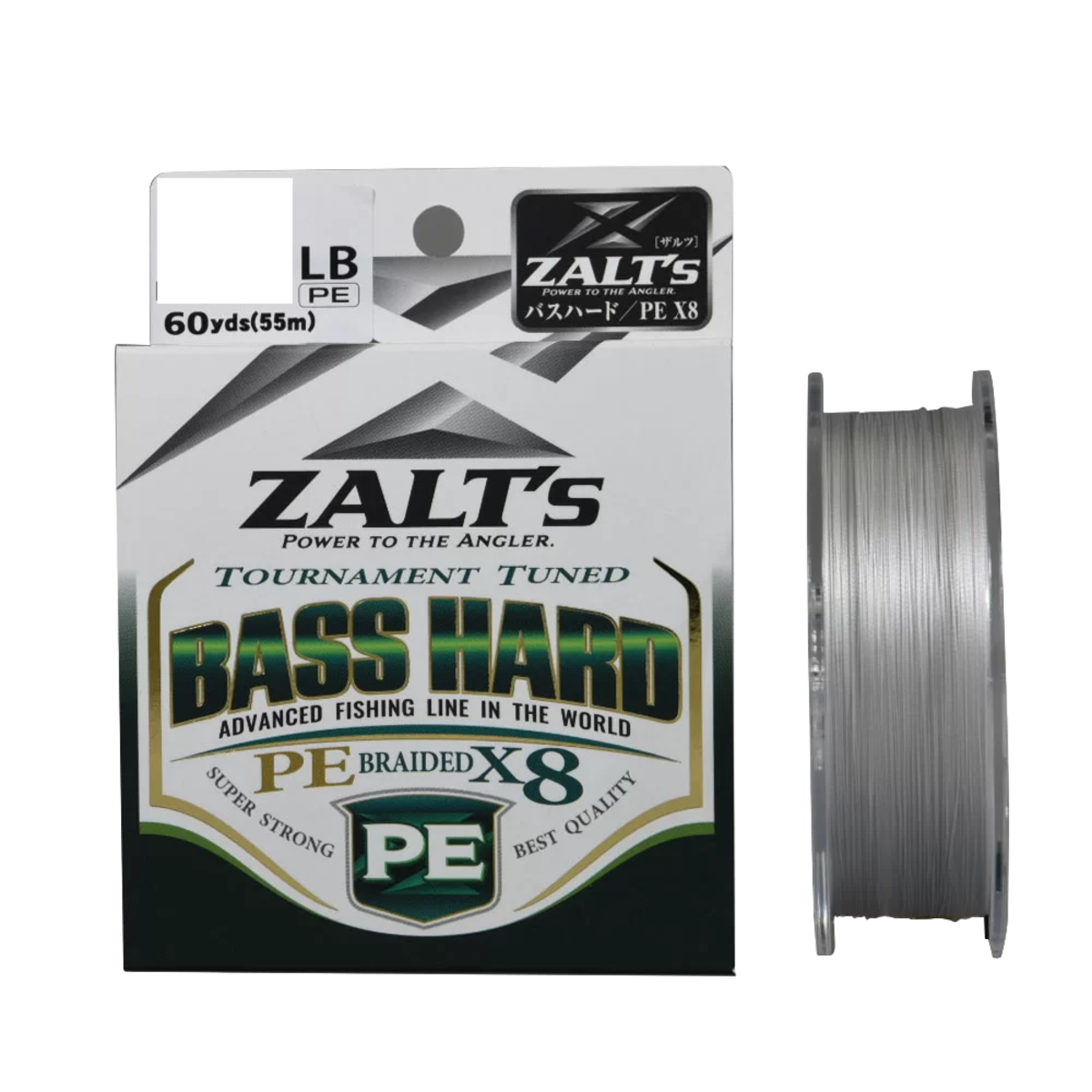 ZALT's BASS HARD 70yds PE X8 40LB | Angler's Base ONLINE SHOP 【アングラーズ ...