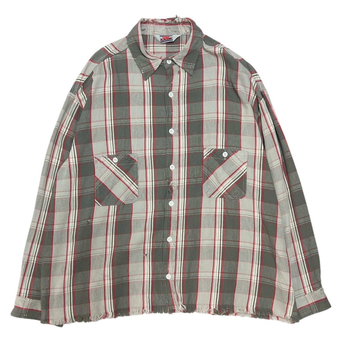 SAINT MICHAEL Damaged Check Shirts | A WORD.ONLINE SHOP