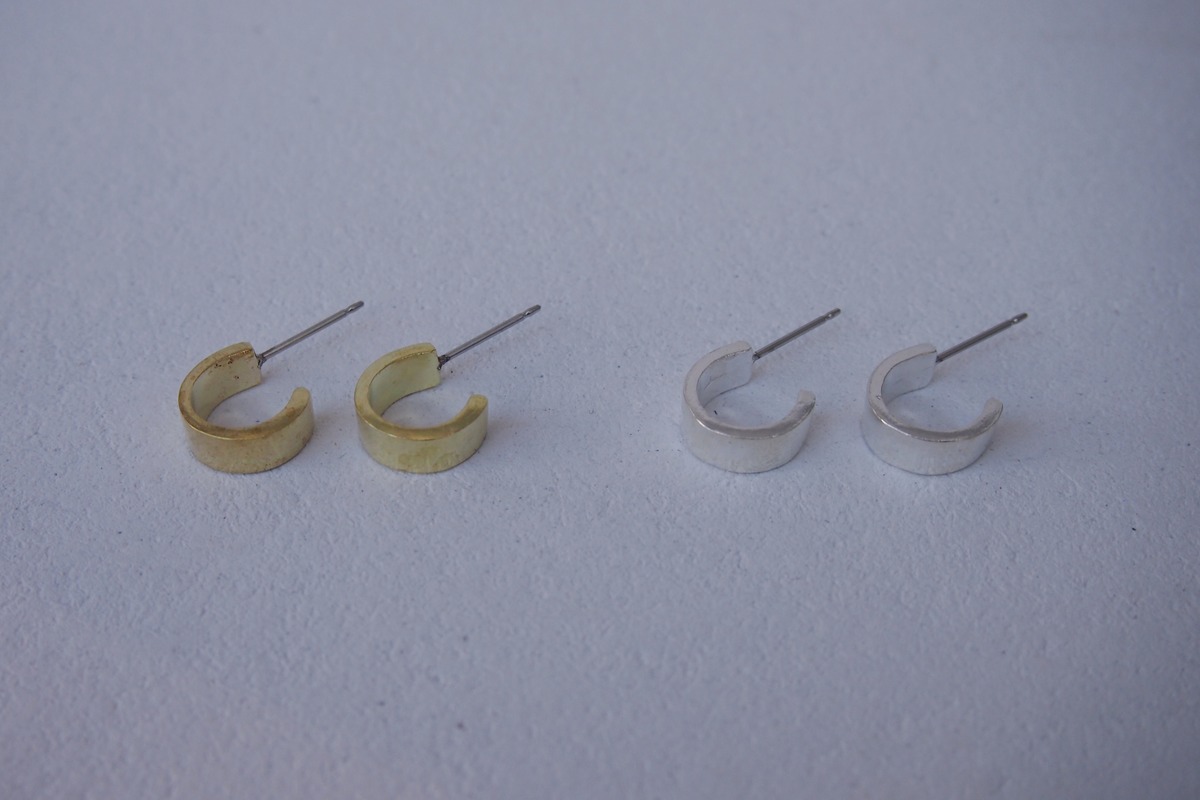 〈Brass/Silver925〉horseshoe(14) pierce | glanta