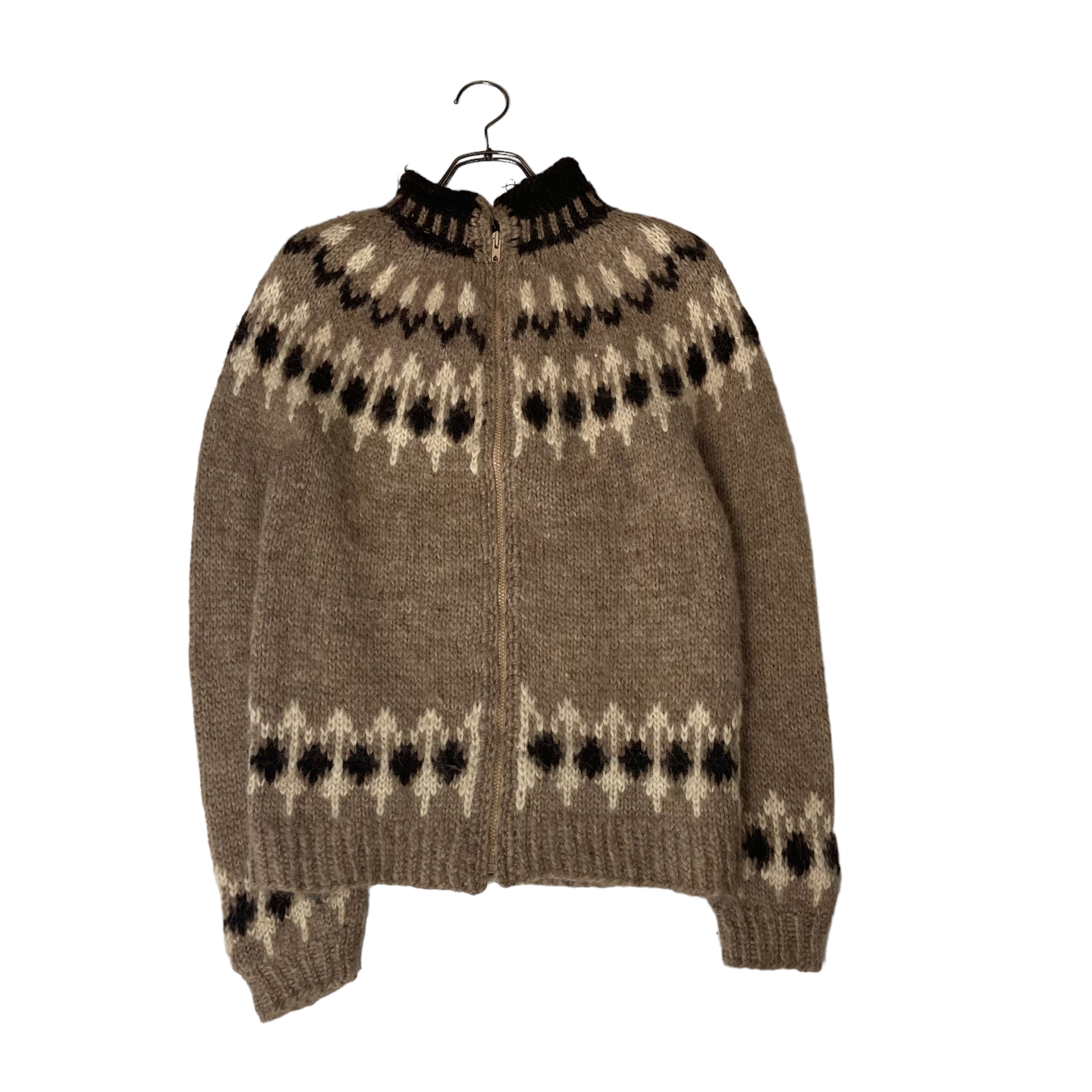 Samband of iceland フルジップニット L | 古着屋OLDGREEN