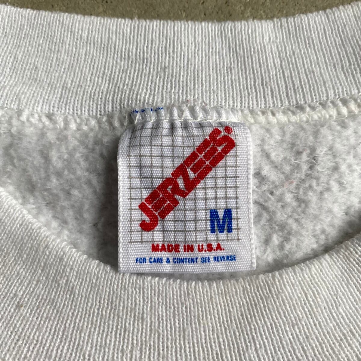 USA製 80年代 JERZEES WILDCATS チアリーダー スウェットシャツ トレーナー レディースL相当 古着 80S ビンテージ ヴィンテージ ホワイト 白【スウェット ...