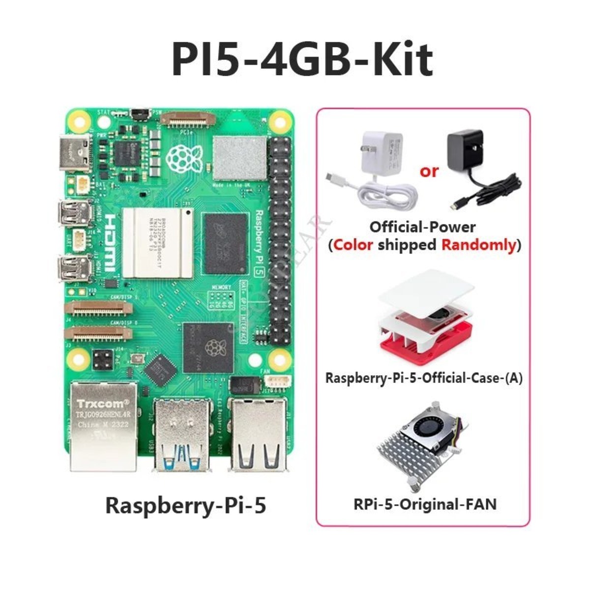 【PI5-4GB-KIT】Raspberry Pi 5 公式オリジナルモデル Pi5 S22d6282095755_4 | e-通販