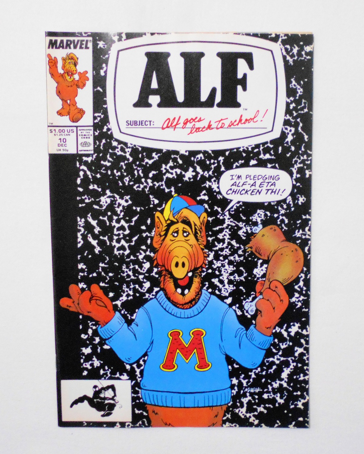 【アルフ ALF】 VOL.1 NO.10 MARVEL COMICS ALIEN PRODUCTIONS ＜1988年＞ アメコミ ...