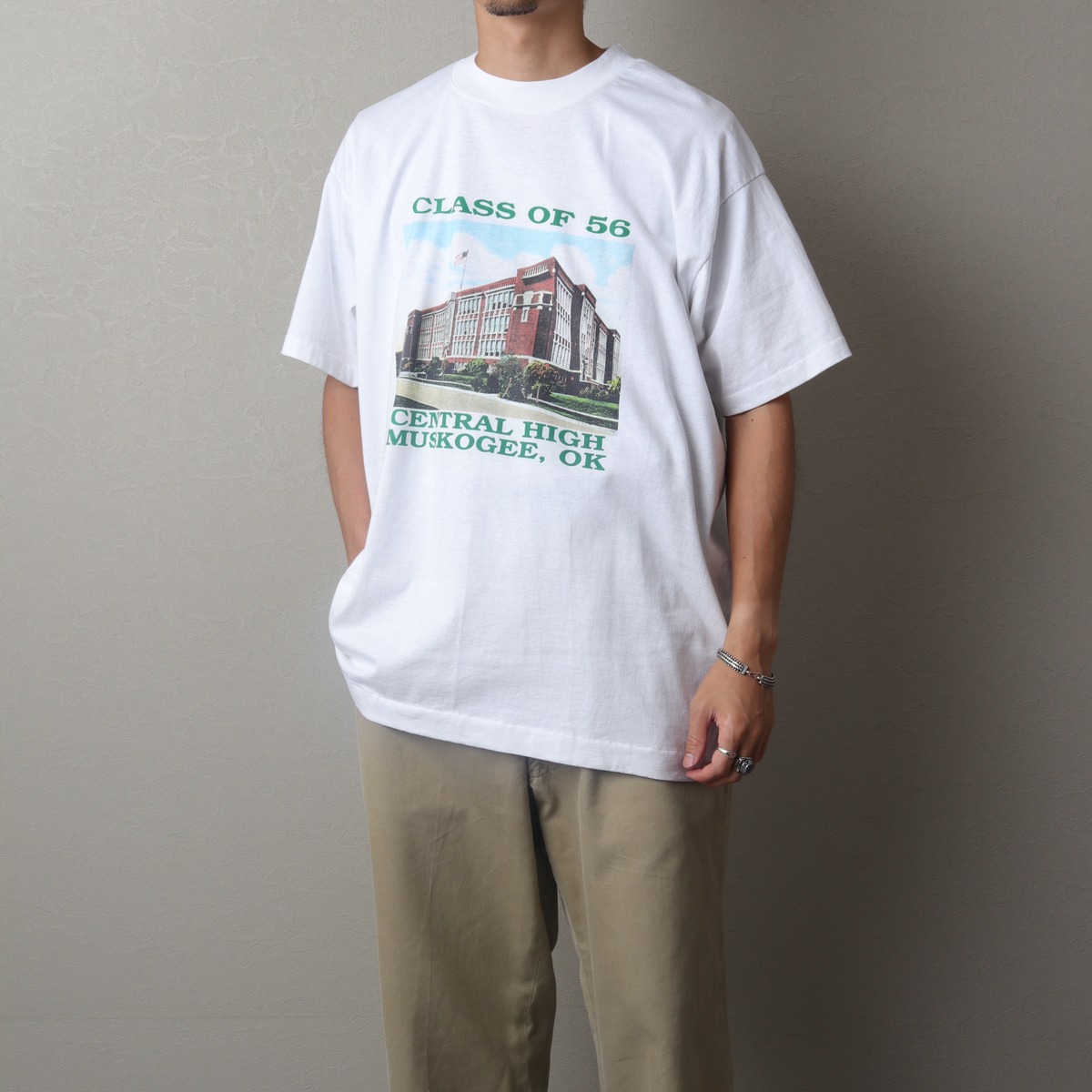 1990's Vintage Printed T-shirt "central high muskogee" 111260 | ulc ...