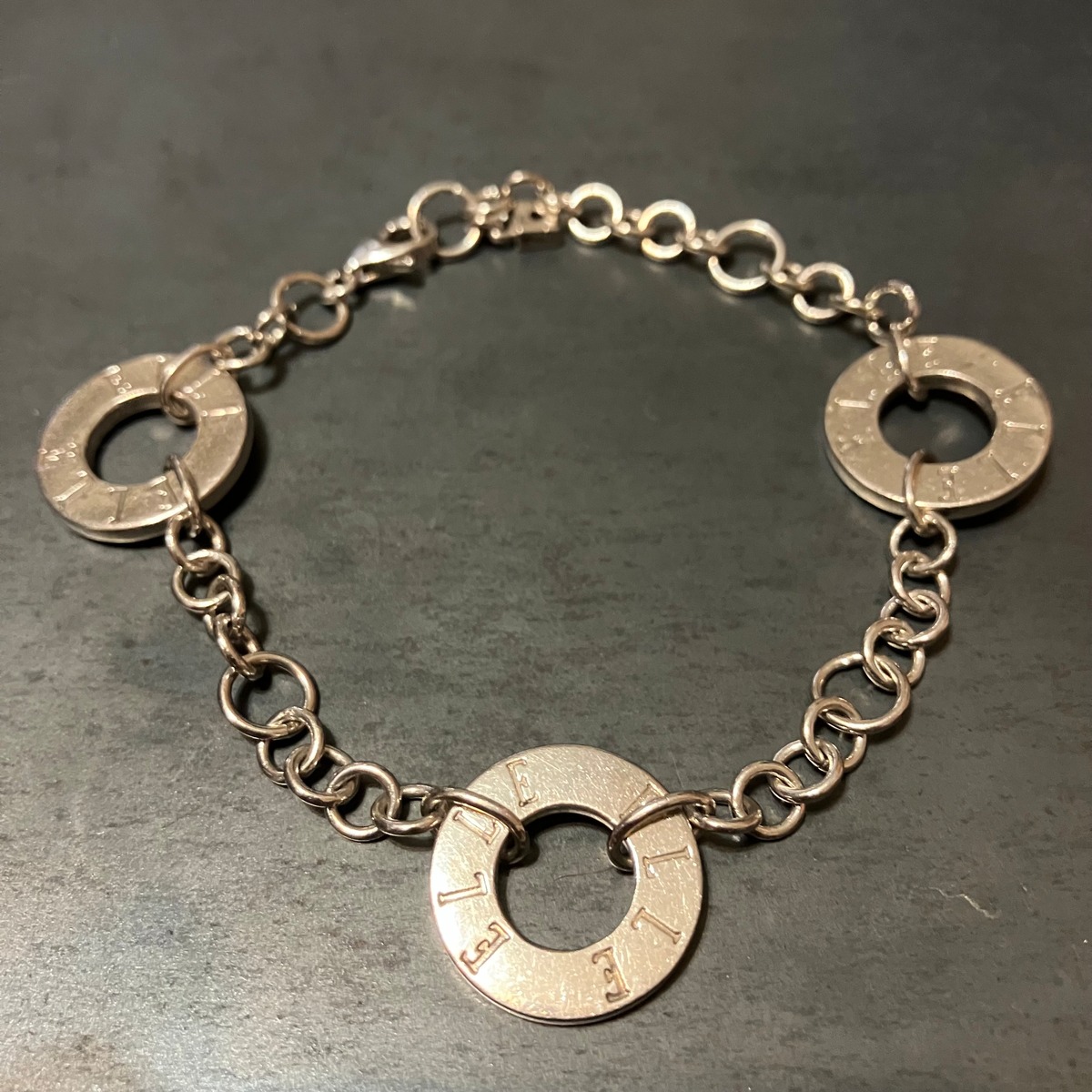 〝ELLE〟CIRCLE DESIGN BRACELET/JEWELRY /シルバー/ブレスレット/エル | maryland_accessories