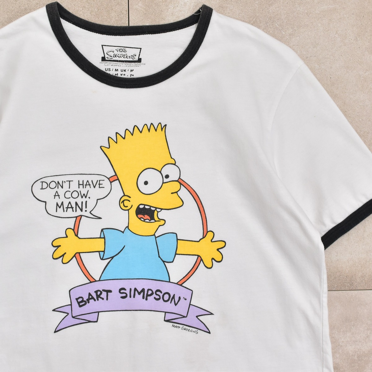 00s the SIMPSONS BART print ringer T-shirt | 古着屋 grin days memory 【公式 ...