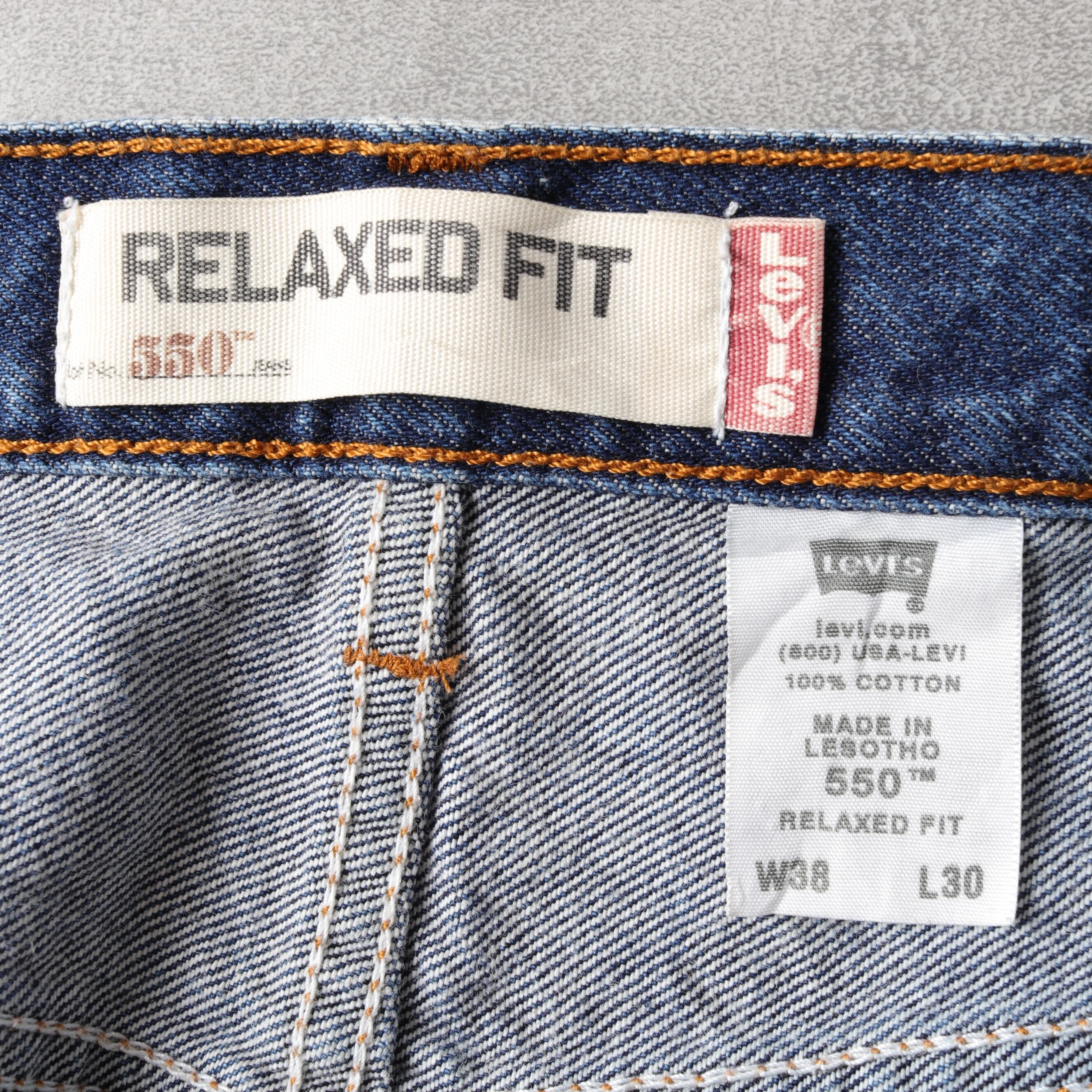 [37×30] 00's Levi's 550 Denim Pants "made in lesotho" 21180 | ulc vintage [used clothing store]