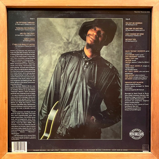 Walter "Wolfman" Washington – Wolf Tracks (LP) | Underground Gallery ...