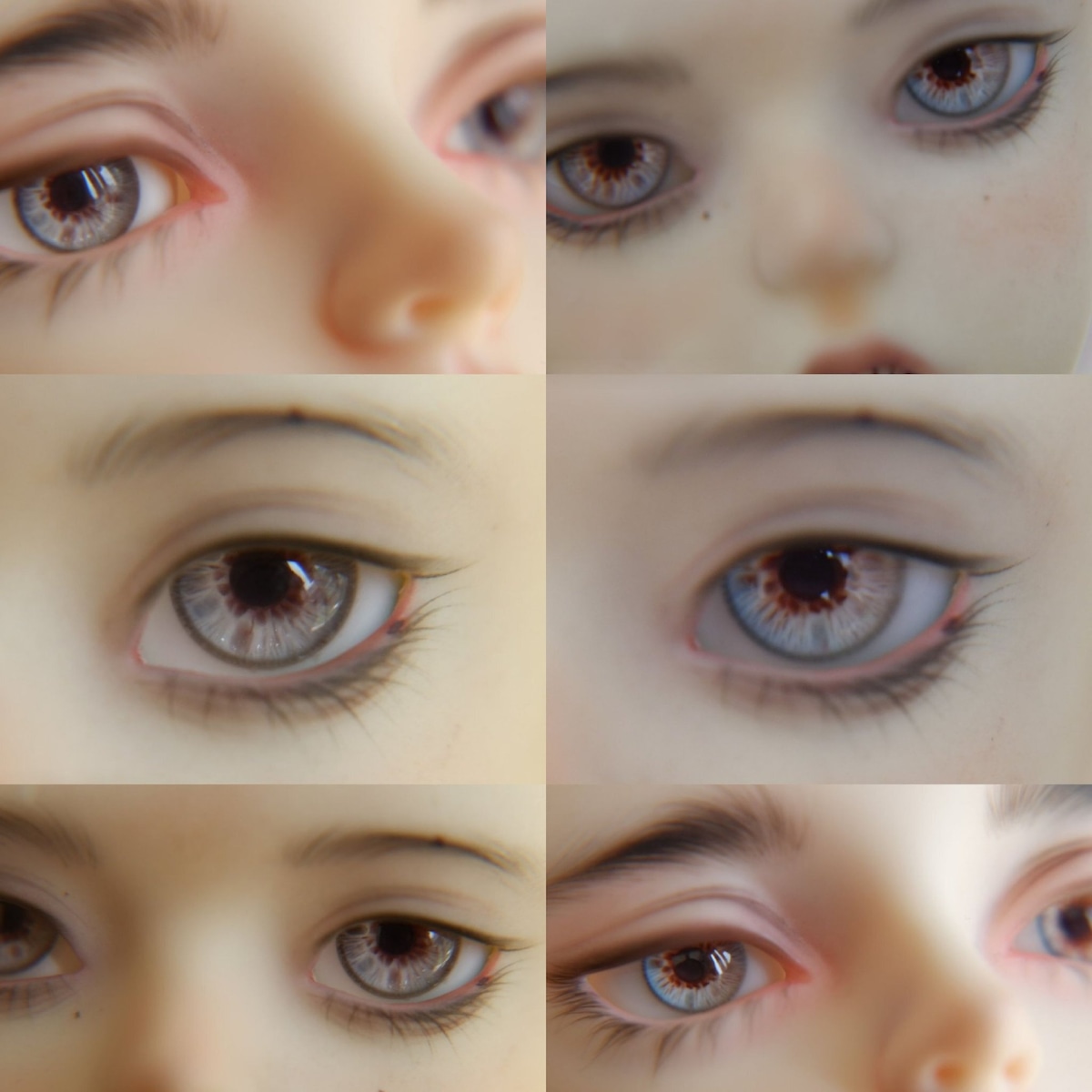 乱来 BJD眼 bjd/dd/mdd リアルアイ ドール アイ 1/3 1/4 1/6 1/8 DOLL EYE 眼珠 SD DD MDD MSD KUMAKO YOSD 幼SD オビツ11 ...