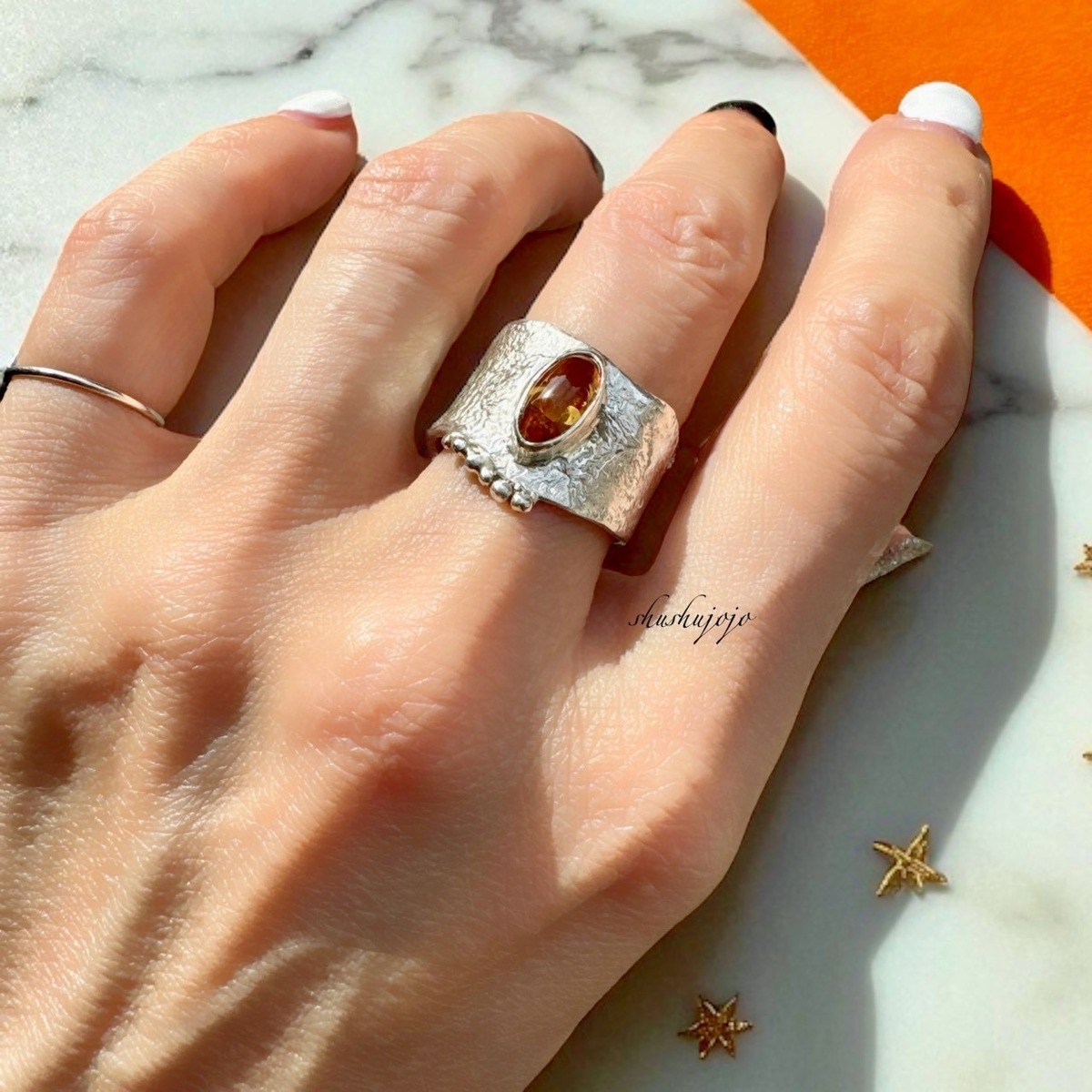 7/18 Citrine ring | ShuShu and JOJO