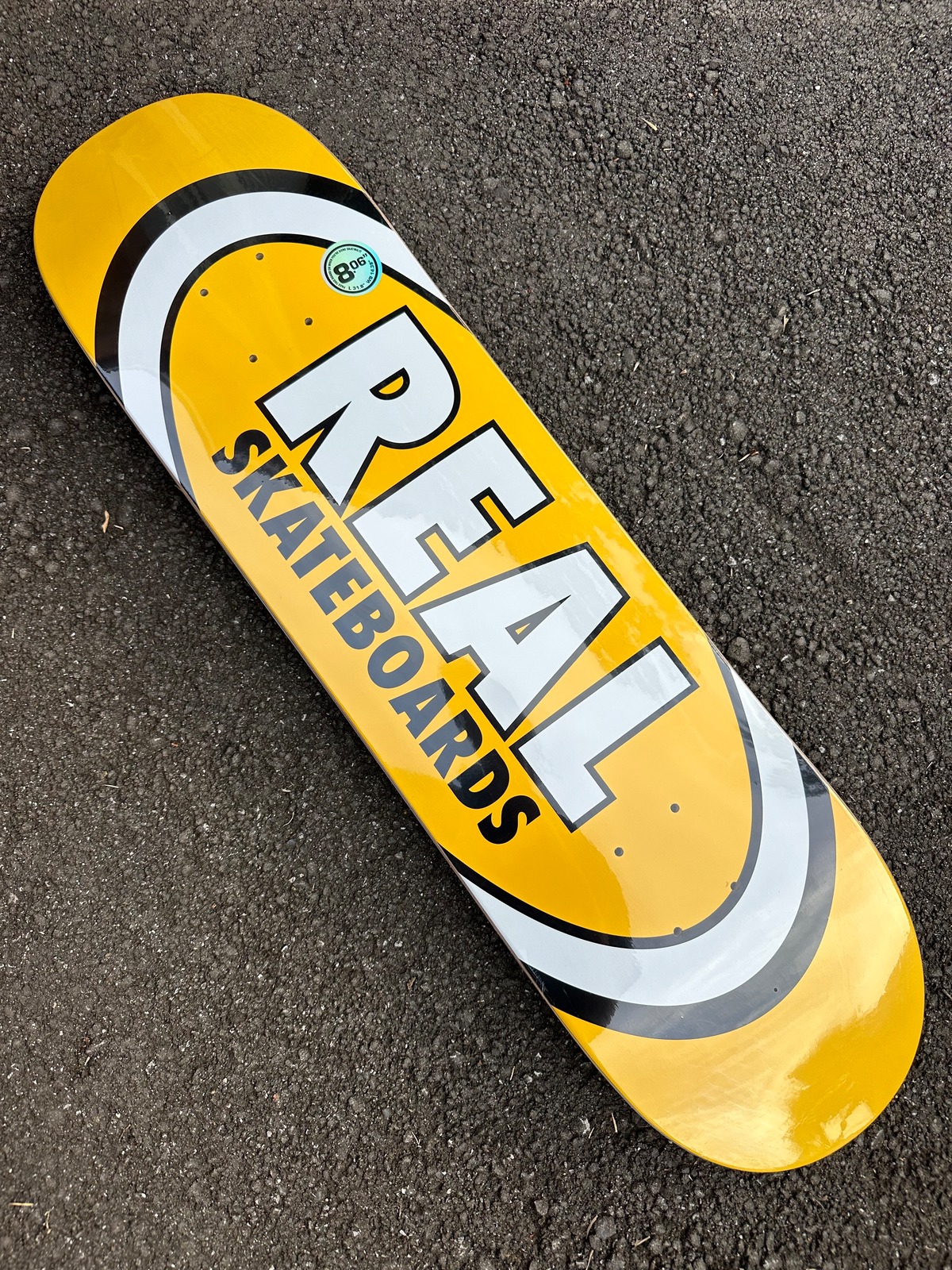 REAL OVAL TEAD DECK | wednesdayskateboardshop