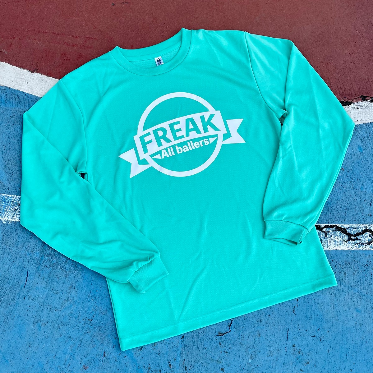 BIGロゴ長袖Tシャツ/ミントグリーン | FREAK〜All ballers〜